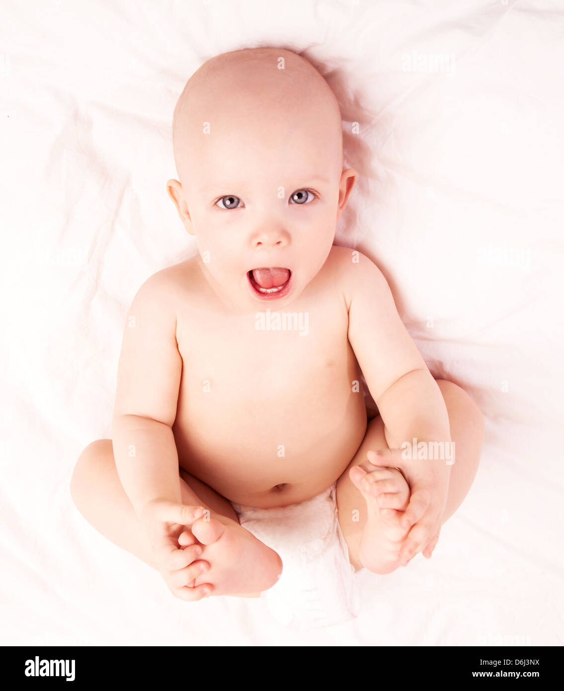 happy baby at home Stock Photo - Alamy