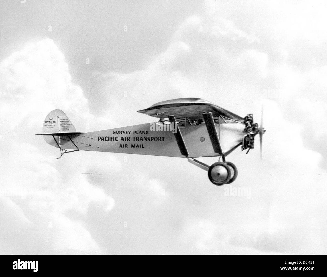The Ryan M-1, produced in the 1930s, was a monoplane aircraft used for ...