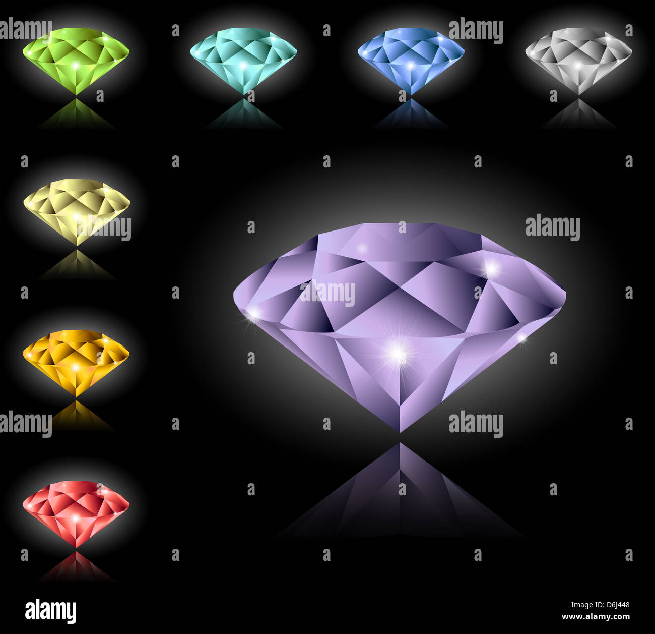 Jewels and diamonds set Stock Photo - Alamy