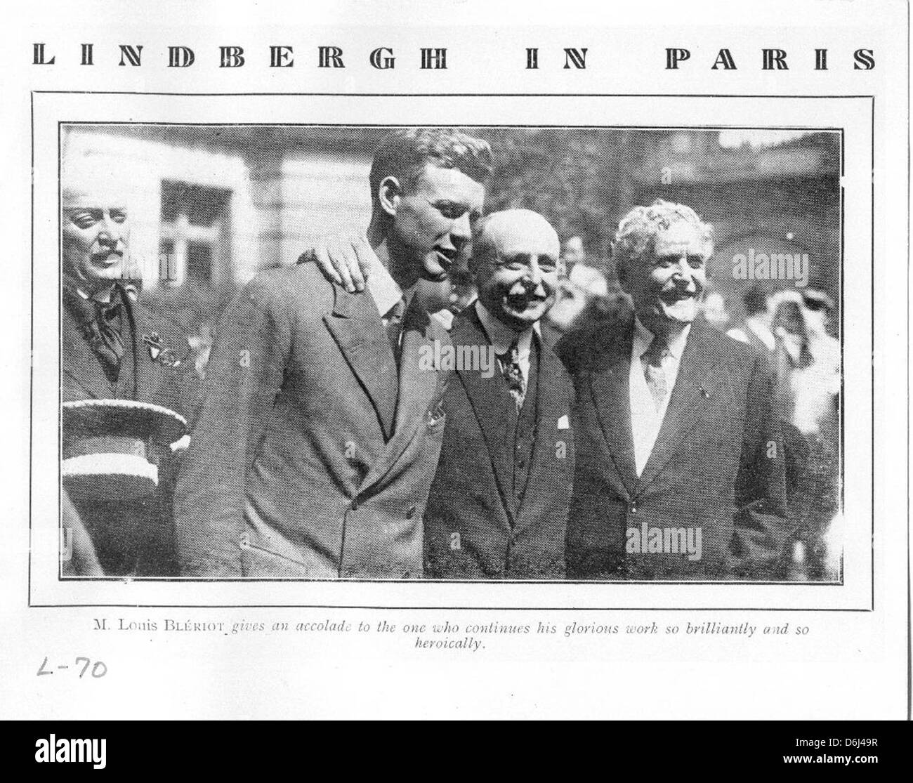 This image of Charles Lindbergh, known as 'Lucky Lindy,' shows the ...