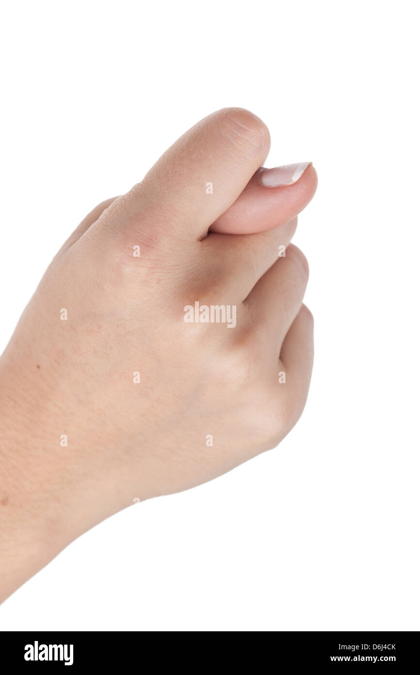 Fig hand gesture hi-res stock photography and images - Alamy