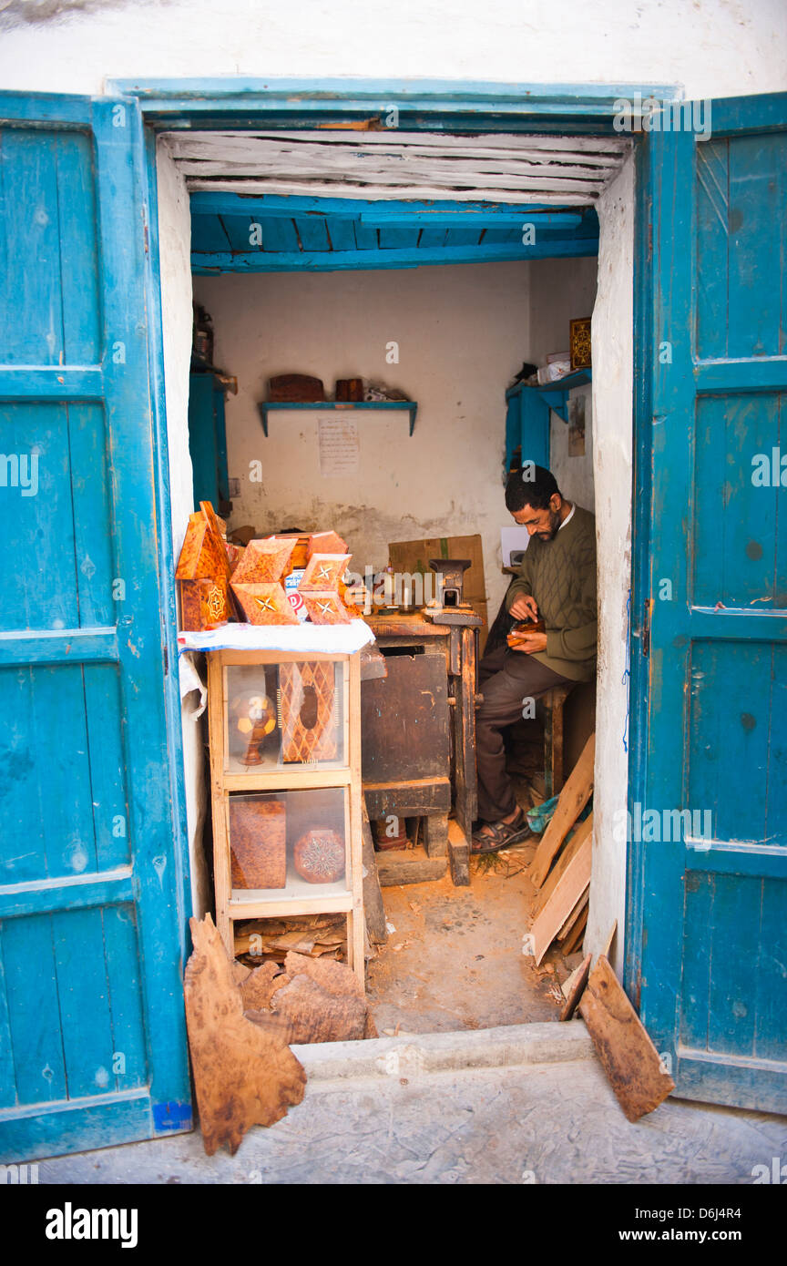 Carpenter in Old Medina, Essaouira, formerly Mogador, UNESCO World ...