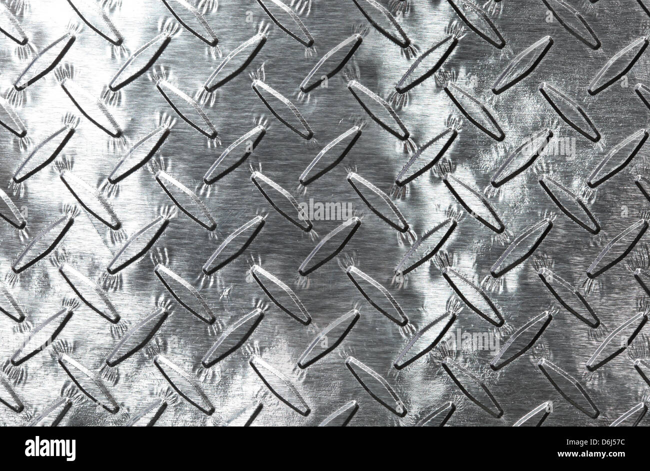 Shiny diamond plate background Stock Photo - Alamy