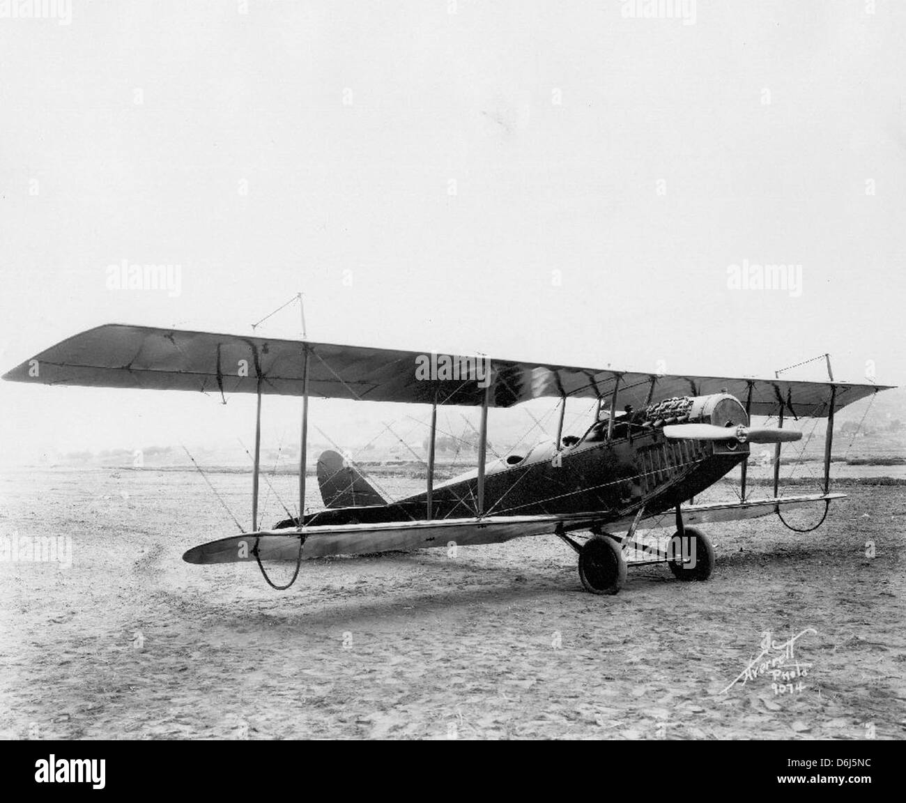 This photograph showcases a newly assembled Curtiss JN-4 Jenny at Dutch ...