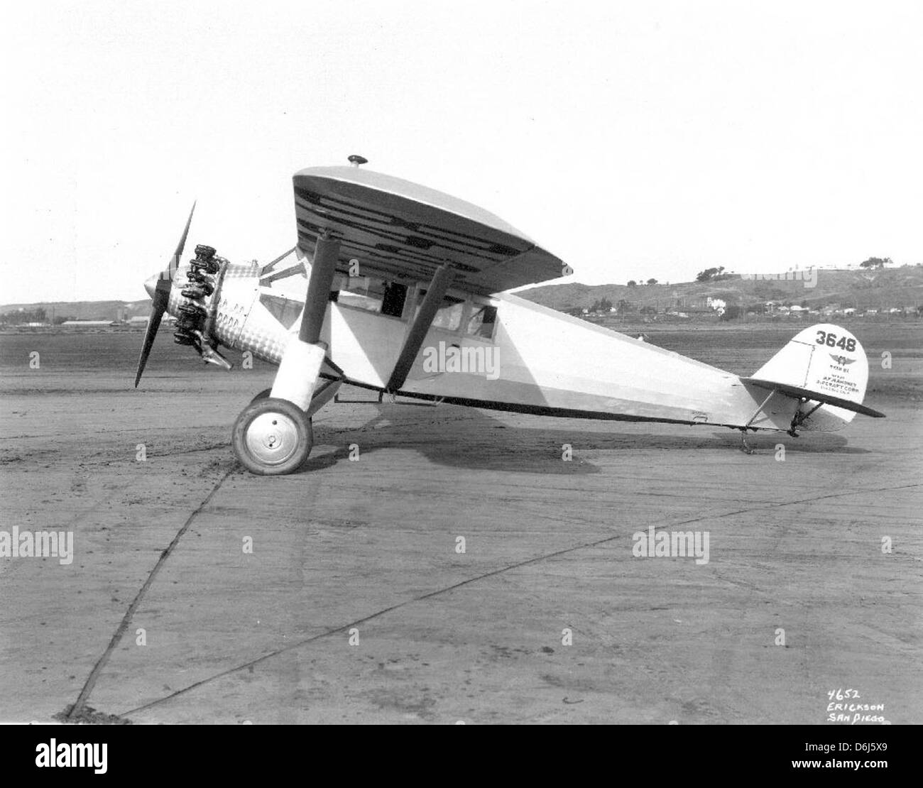 The Ryan B-1 Brougham, produced in 1928, was a commercial aircraft ...