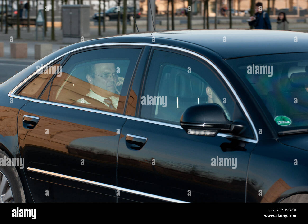 German Minister of the Interior Hans-Peter Friedrich arrives for the ...