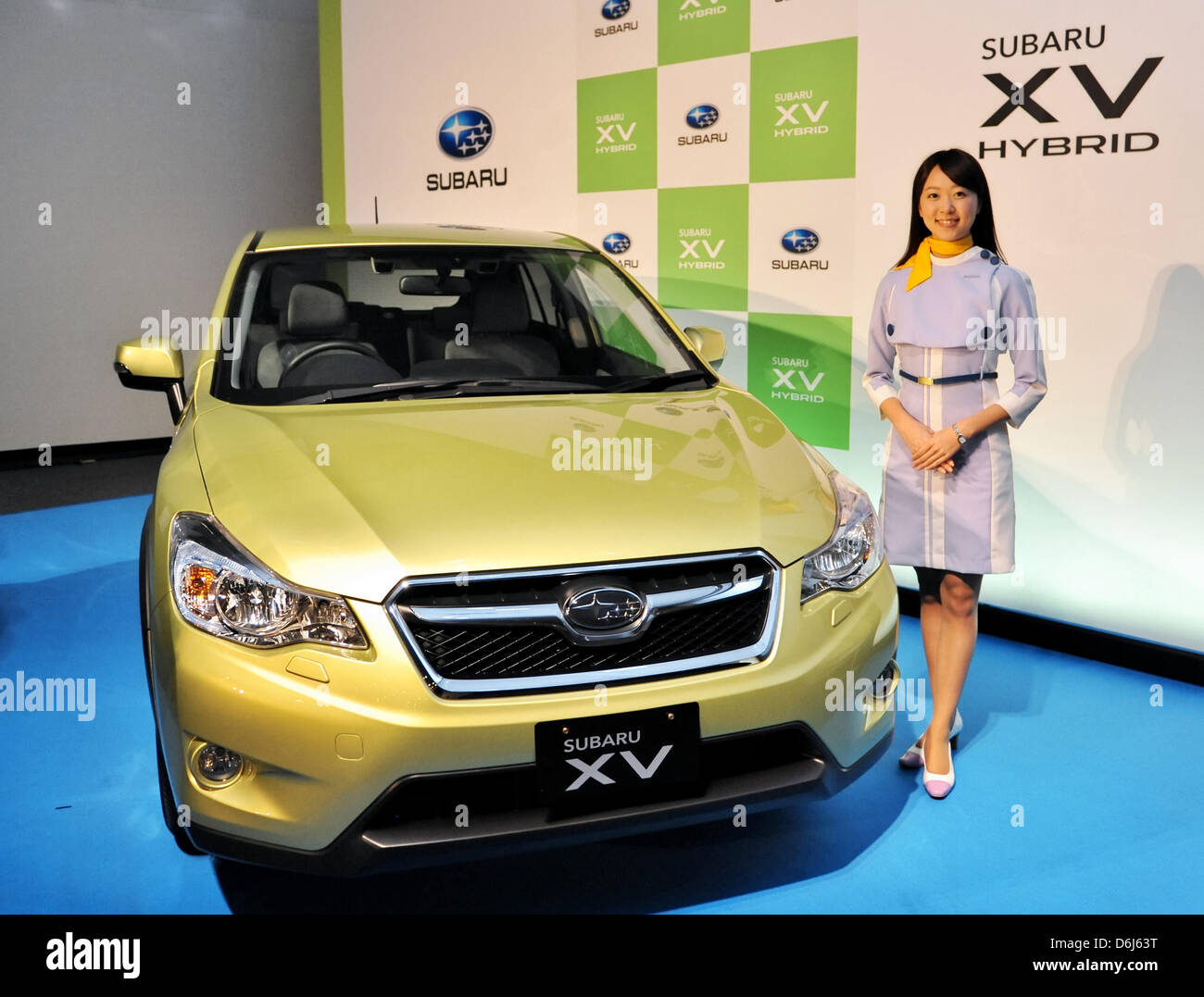 Japan's Fuji Heavy Industries, known as Subaru, displays the company's ...