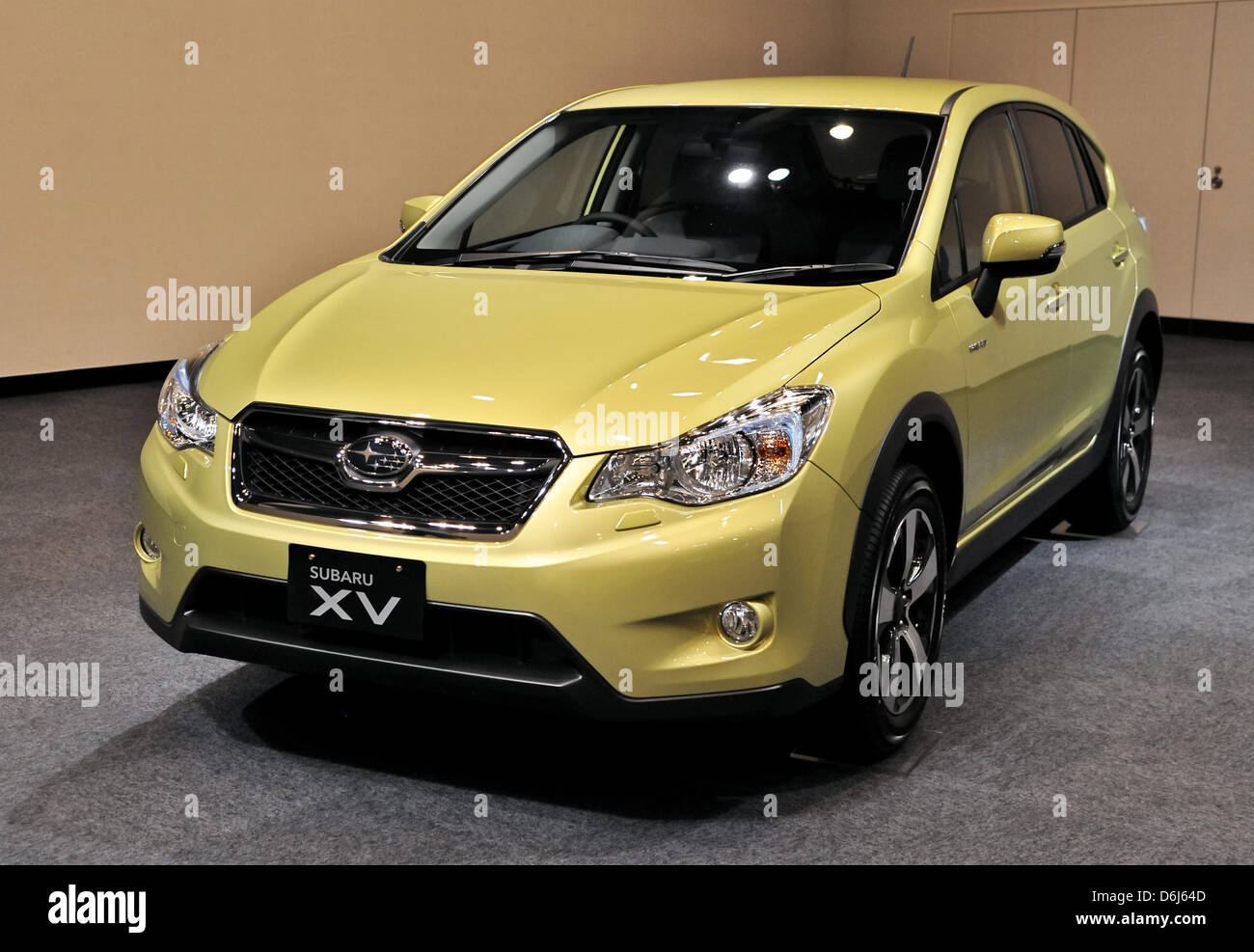 Japan's Fuji Heavy Industries, known as Subaru, displays the company's ...