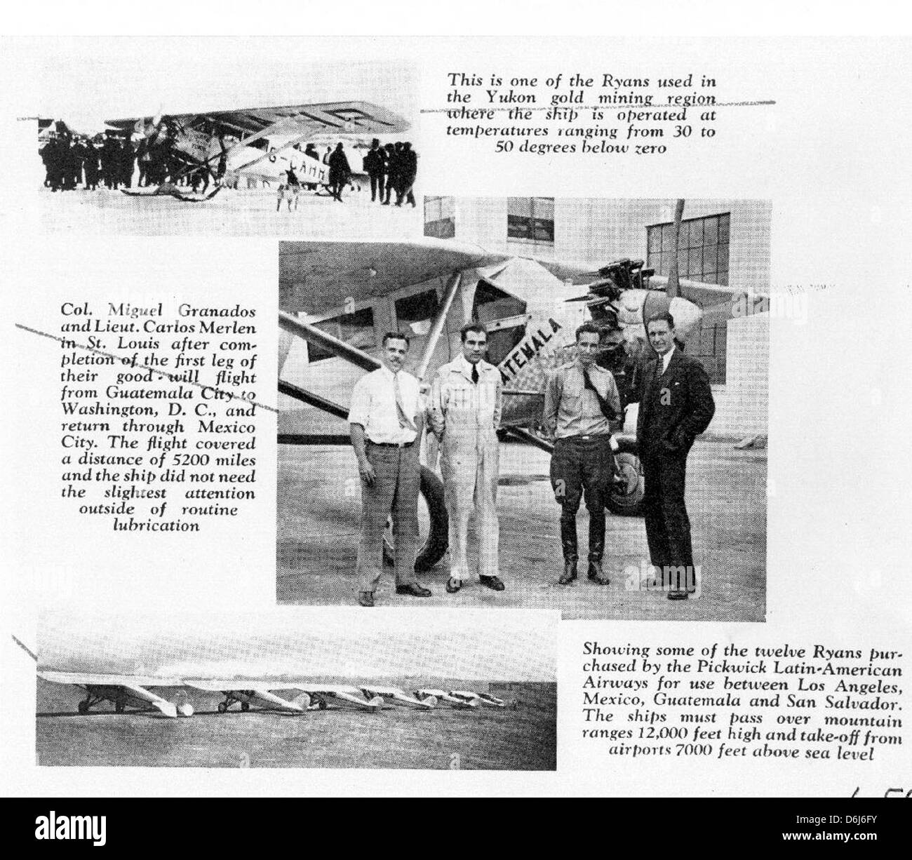 The Ryan B-1 Bourgham, a pioneering aircraft from 1928, represents an ...