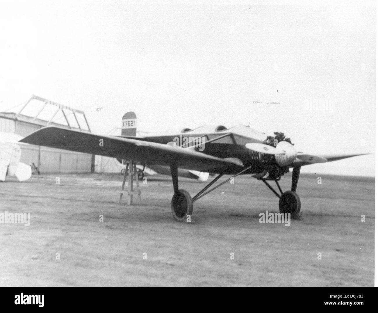 The Ryan-Mahoney Moveable Wing, represented by the NX7621 M-1, was a ...