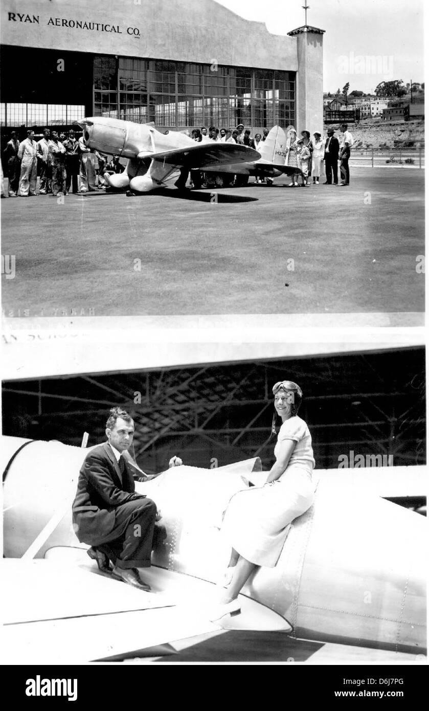 The Ryan ST, a 1934 aircraft model powered by a Menasco B4 engine, was ...