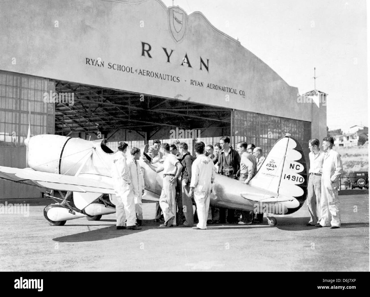 The Ryan ST, powered by a Menasco C-4 engine, was a lightweight sport ...