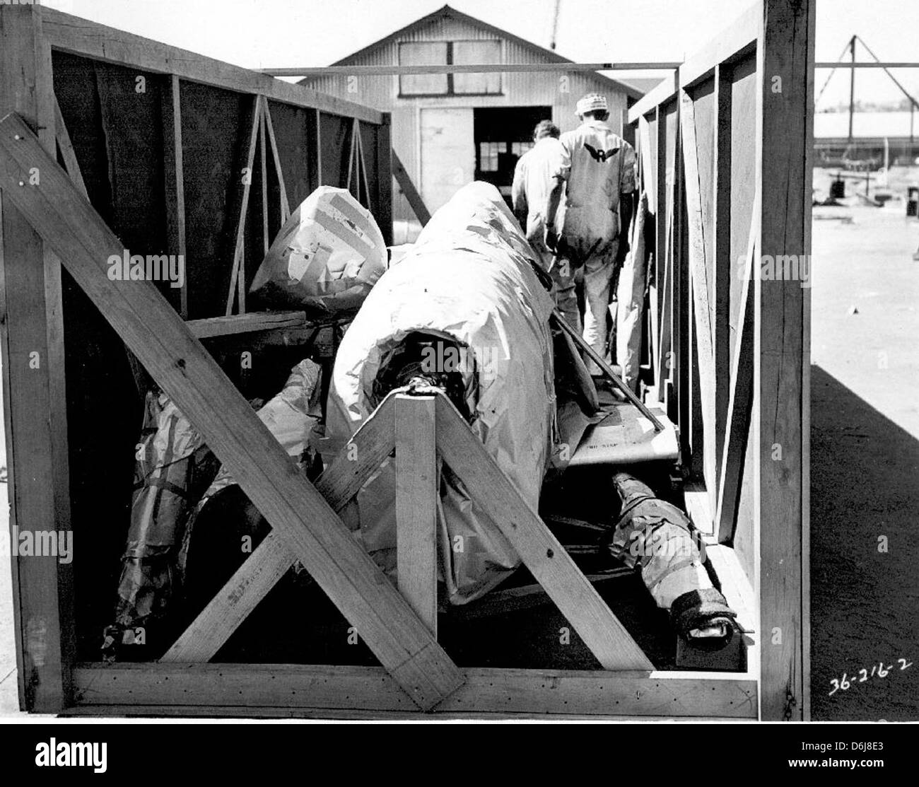 This photograph features a Ryan ST aircraft, captured around 1934. The ...