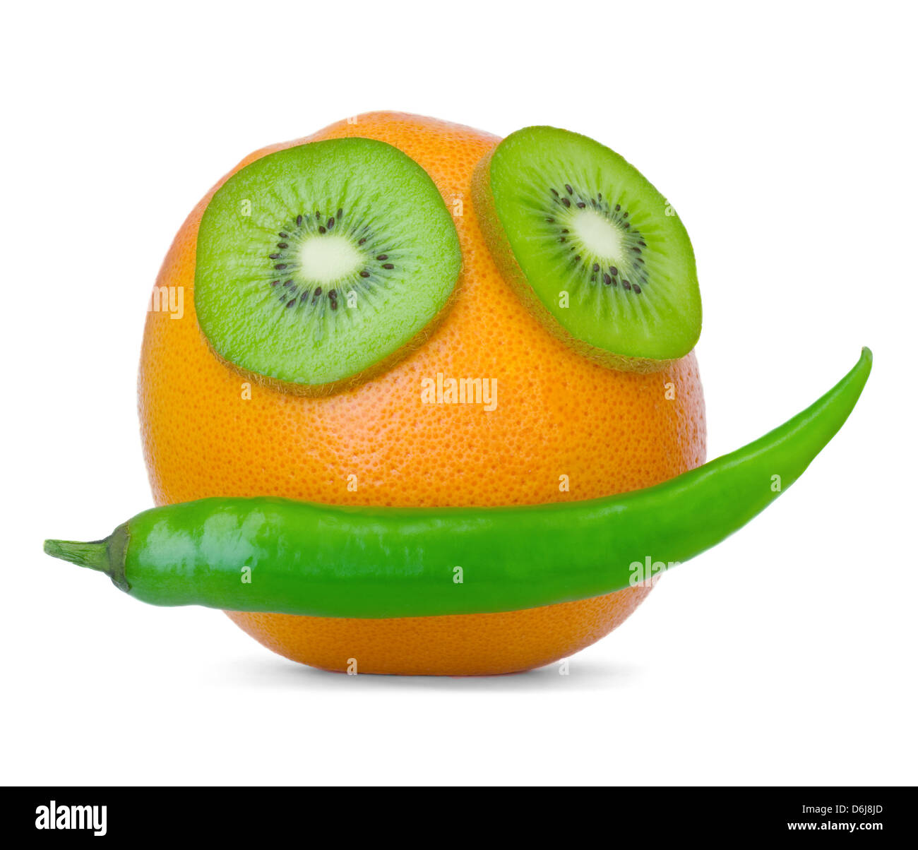 Funny Food Face Stock Photo - Alamy