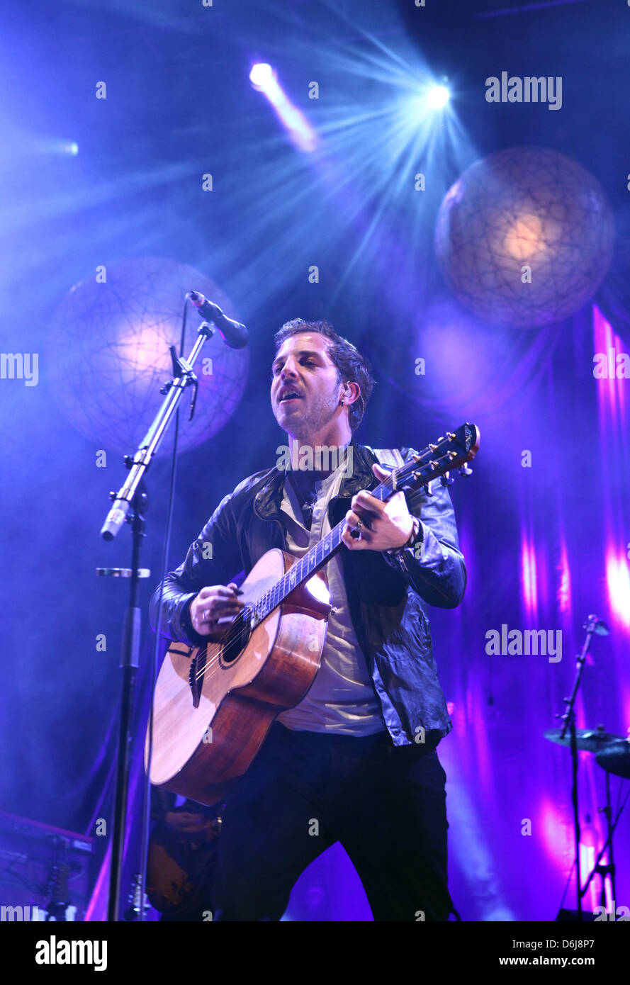 British singer James Morrison performs at the opening concert of his ...