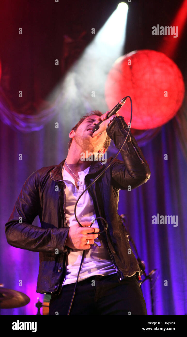 British singer James Morrison performs at the opening concert of his ...