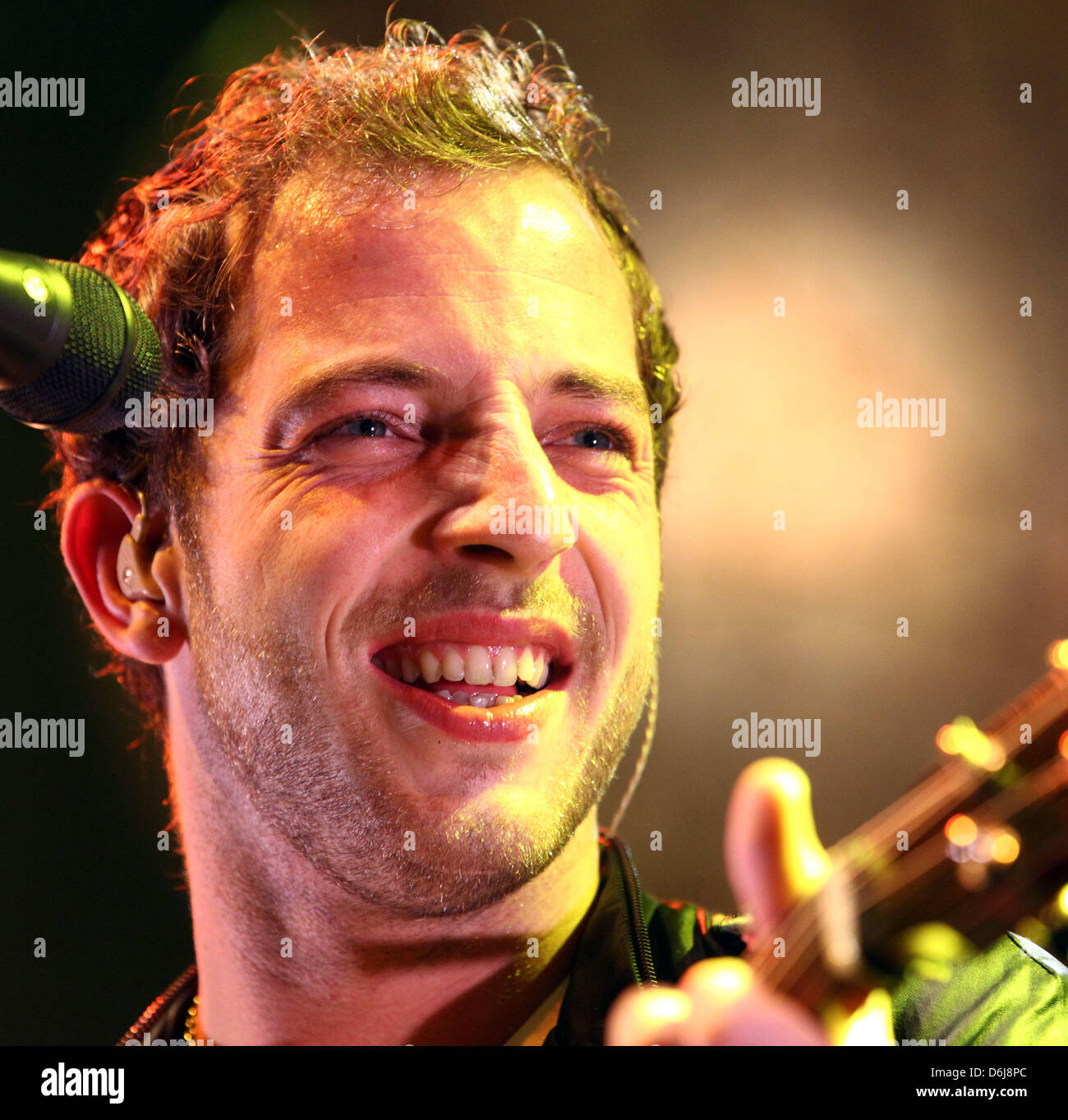 British singer James Morrison performs at the opening concert of his ...