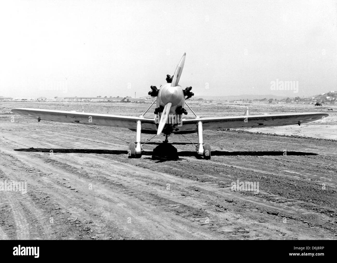 A Ryan ST sport trainer, photographed at Lindbergh Field in 1938 ...