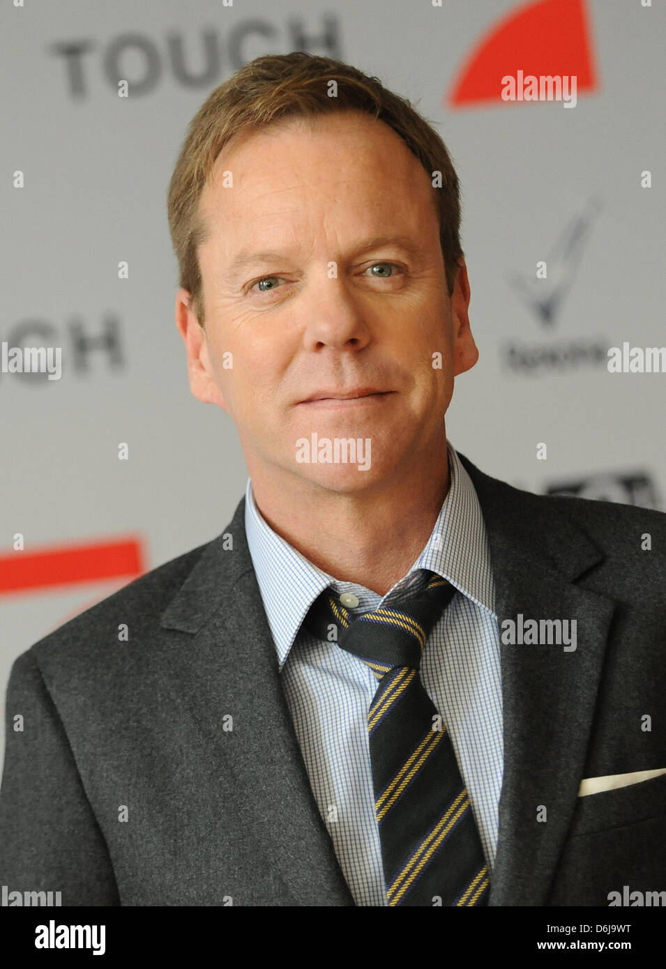 Canadian actor Kiefer Sutherland attends a photocall for his new ...