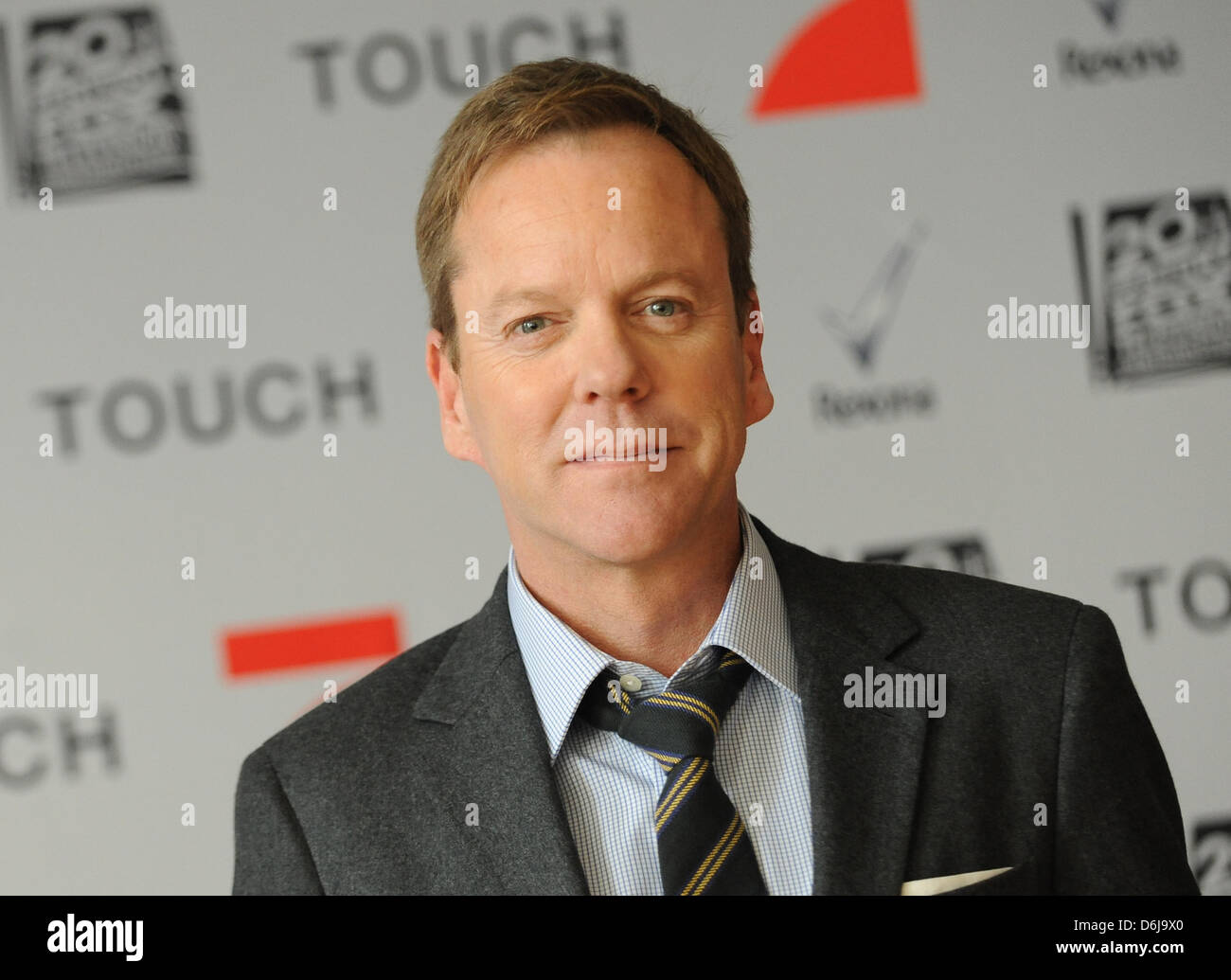 Canadian actor Kiefer Sutherland attends a photocall for his new ...