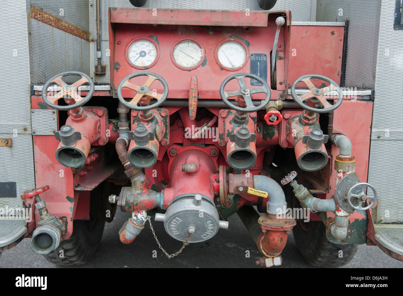 Vintage british fire engine hi-res stock photography and images - Alamy
