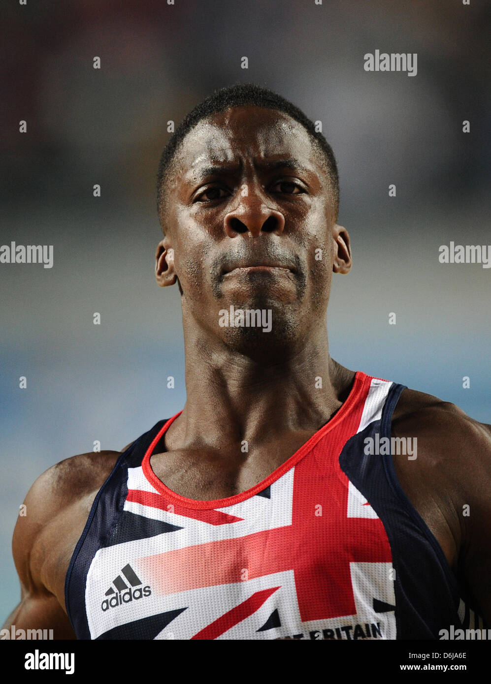 Dwain Chambers of Great Britain competes in the Men's 60 metres ...