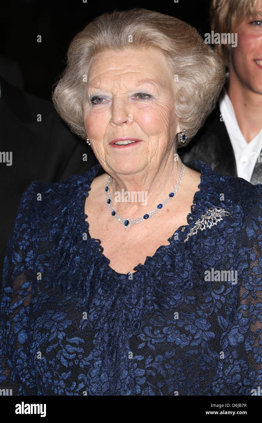 Queen Beatrix of The Netherlands attends the jubilee concert of the ...