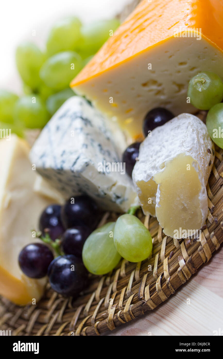 selection of fine cheese Stock Photo - Alamy