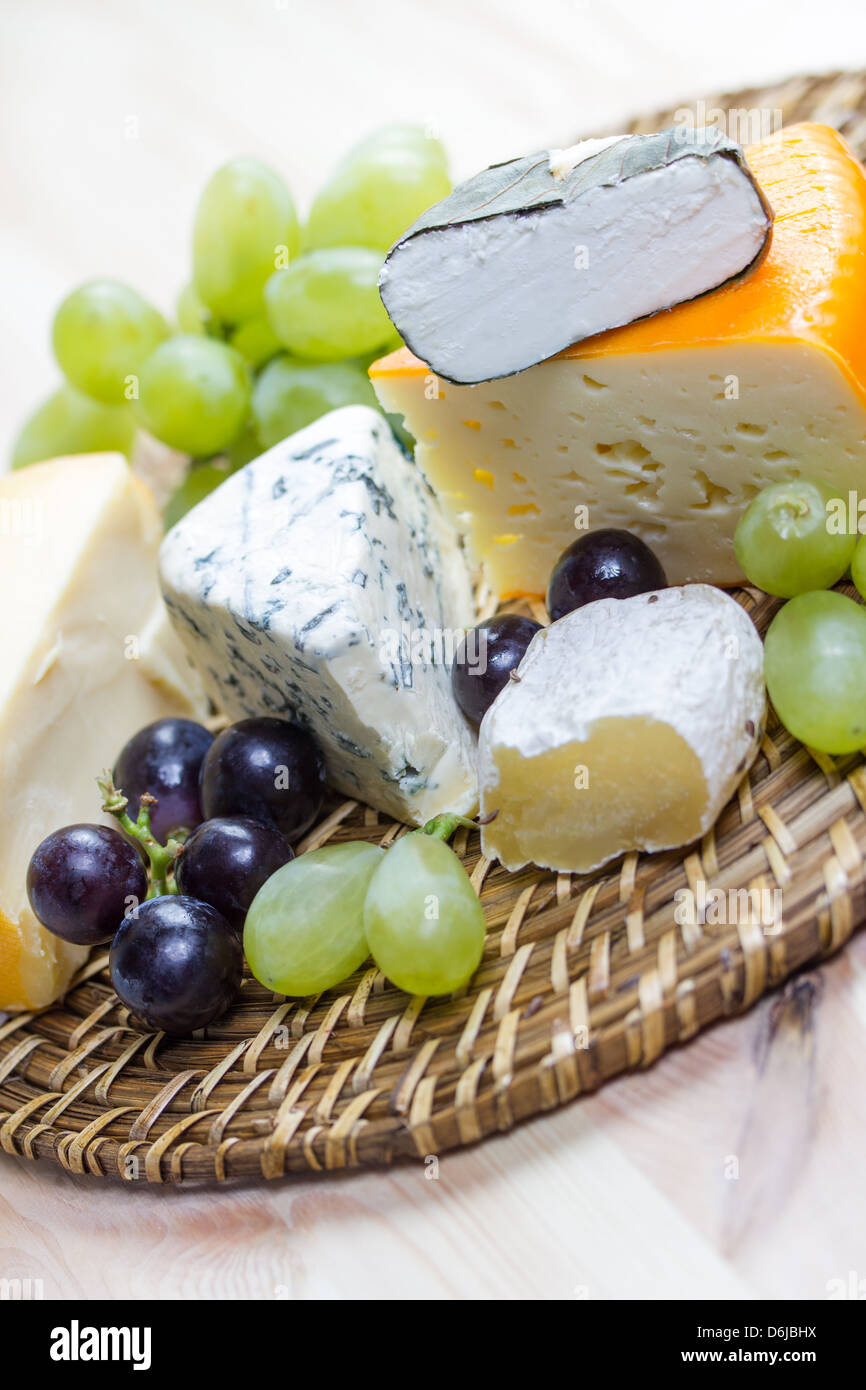 selection of fine cheese Stock Photo - Alamy
