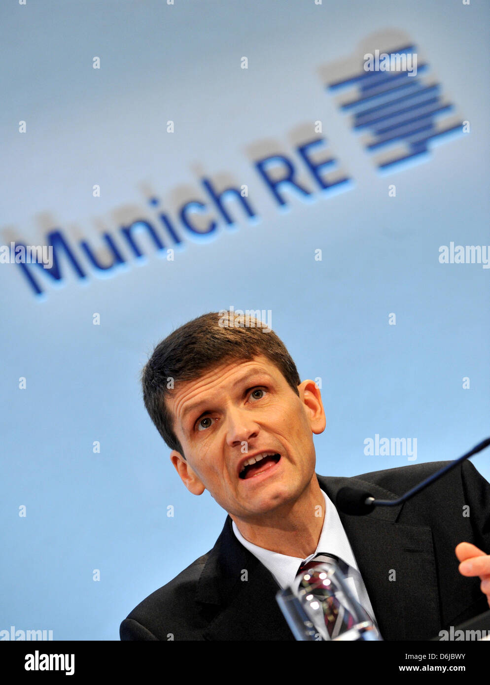 CFO of the Munich Reinsurance Company (Munich RE) Joerg Schneider ...