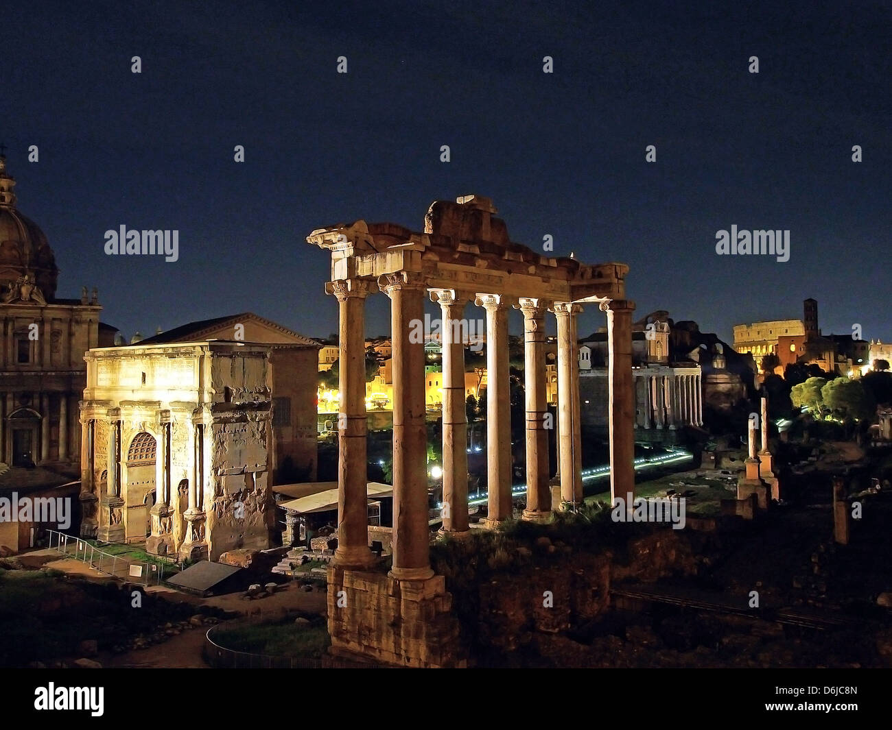 Roma Fori Romani n 1 Italy by andrea quercioli Stock Photo - Alamy