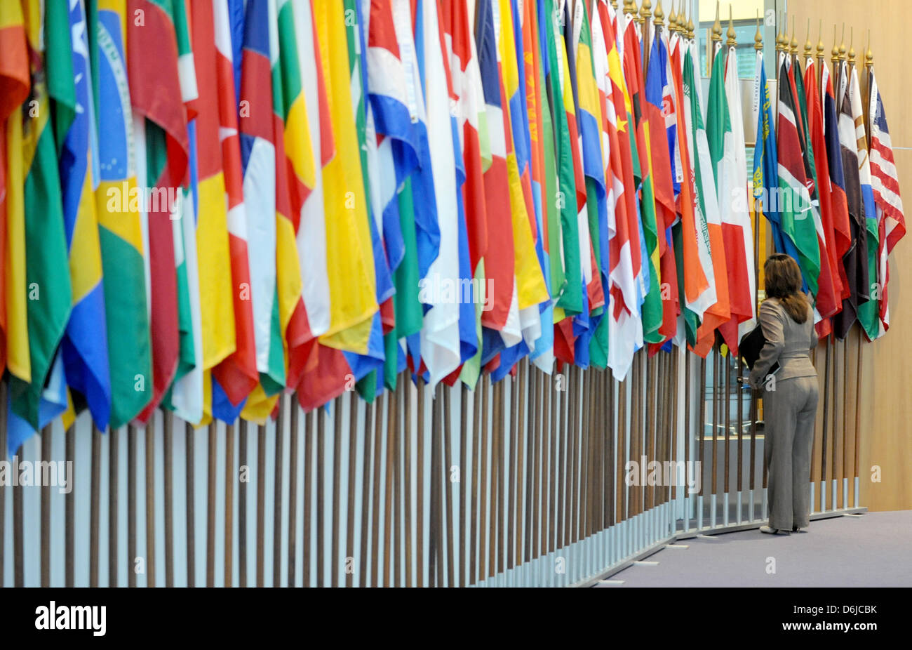 (FILE) An archive photo dated 05 October 2011 shows a woman looking ...