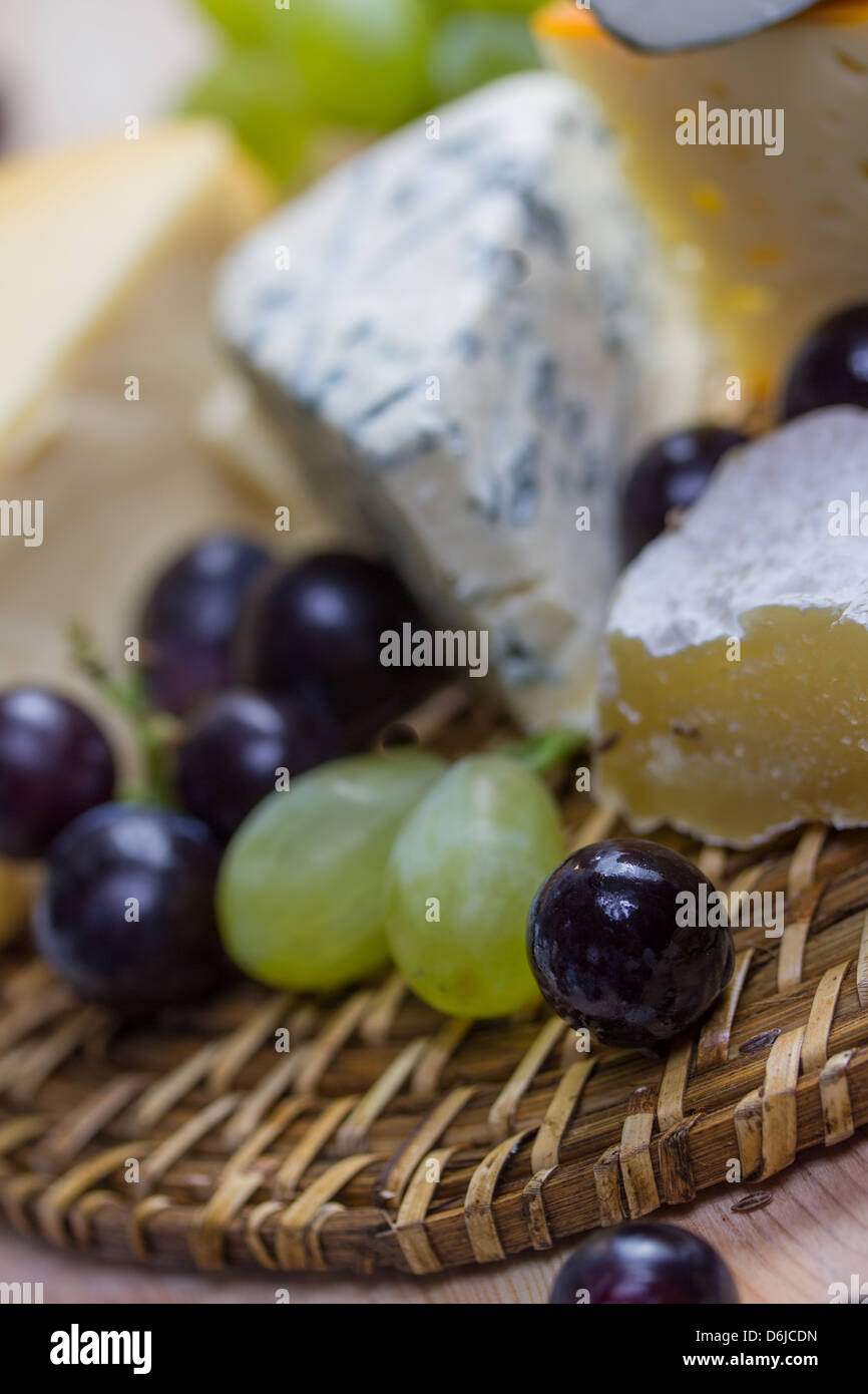 selection of fine cheese Stock Photo - Alamy