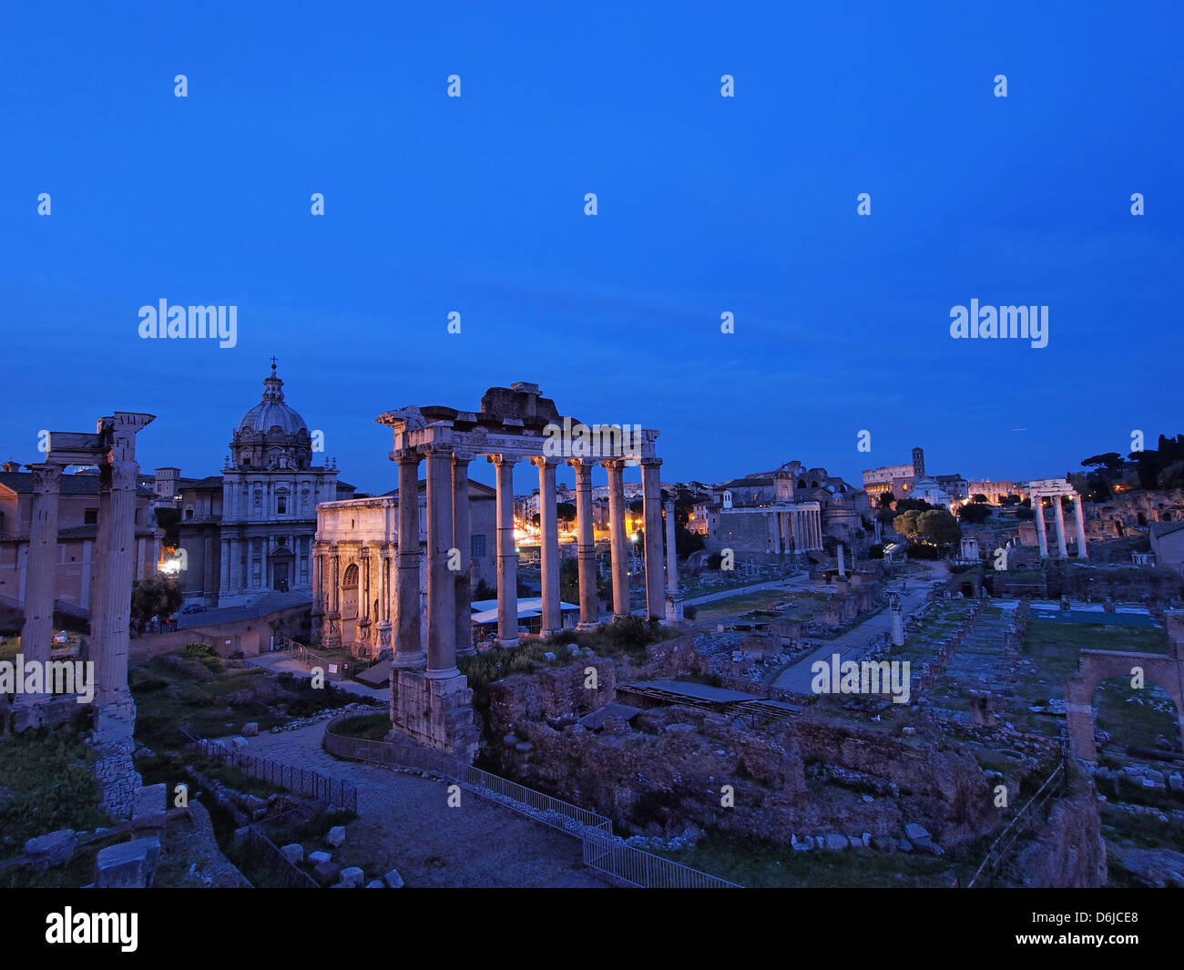 Roma Fori Romani n 2 Italy by andrea quercioli Stock Photo - Alamy