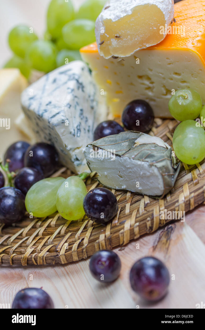 selection of fine cheese Stock Photo - Alamy