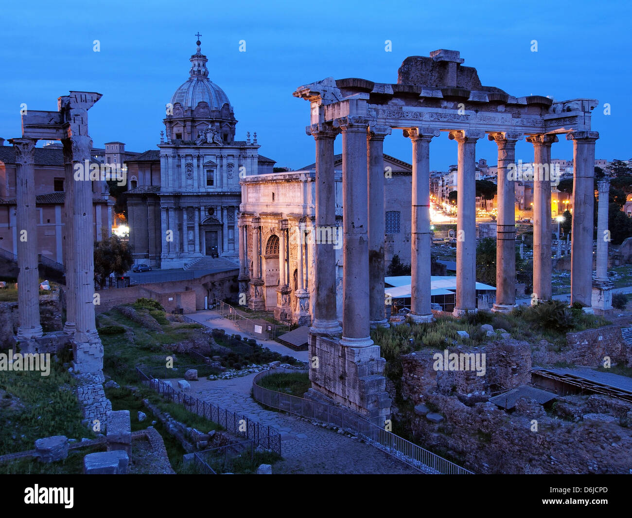 Roma Fori Romani n 3 Italy by andrea quercioli Stock Photo - Alamy