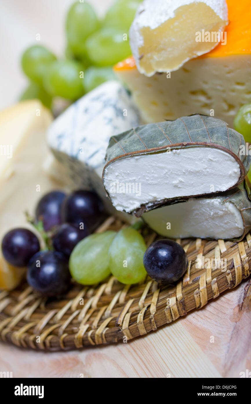selection of fine cheese Stock Photo - Alamy