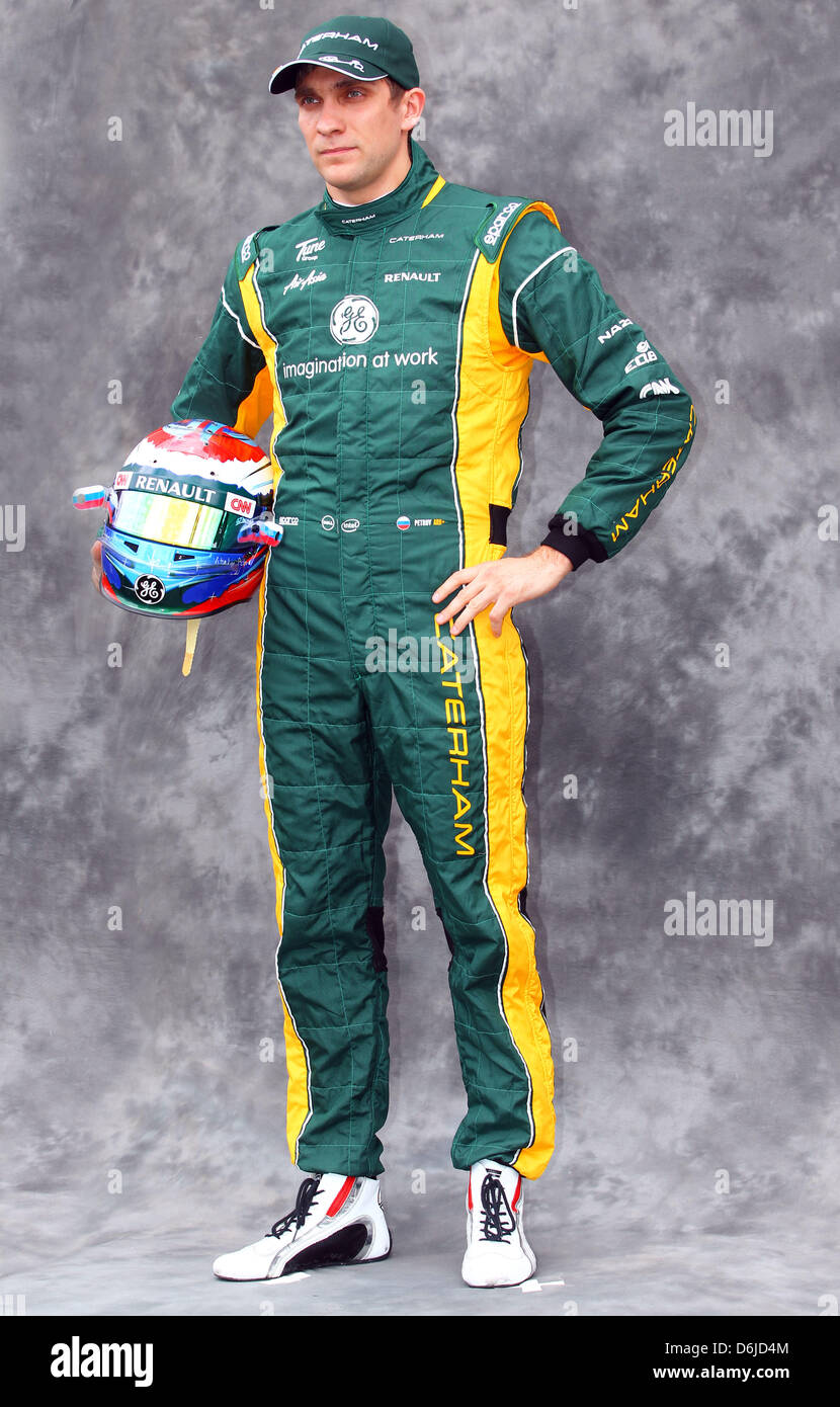 Russian Formula One driver Vitaly Petrov of Caterham during the photo ...