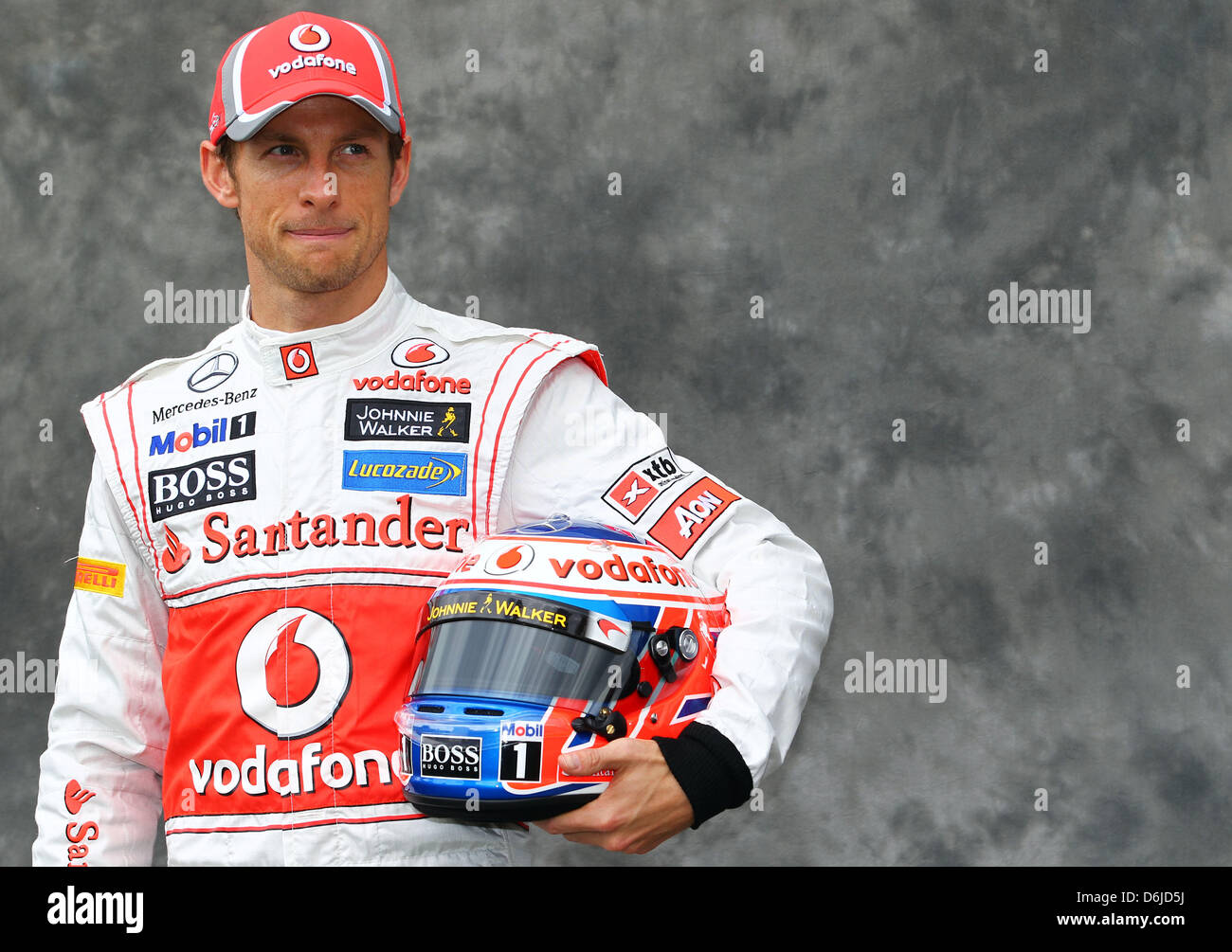 British Formula One driver Jenson Button of McLaren Mercedes during the ...