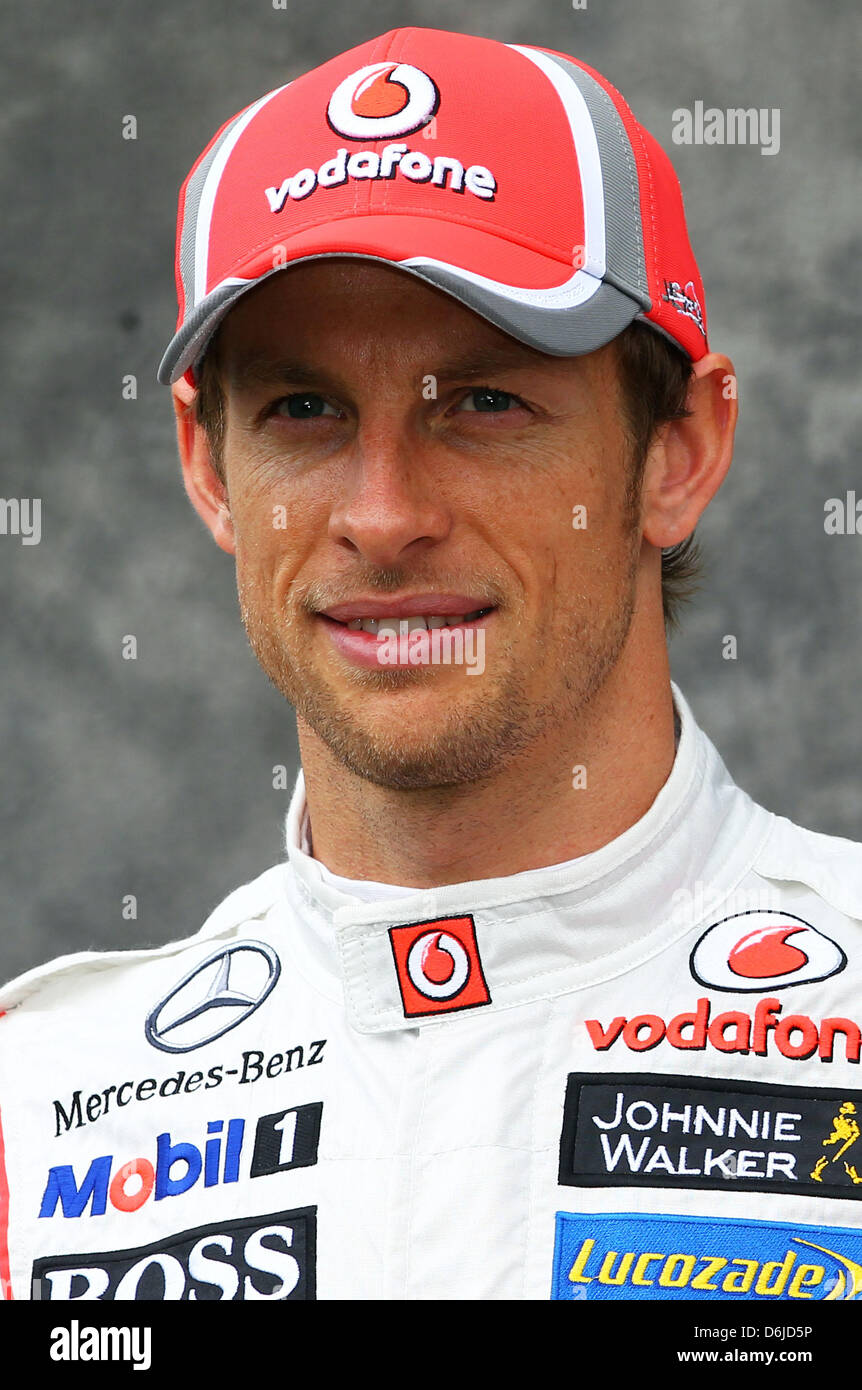 British Formula One driver Jenson Button of McLaren Mercedes during the ...