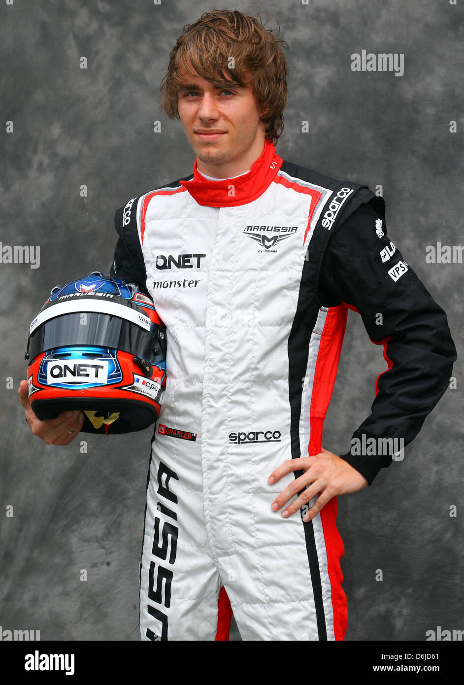 French Formula One driver Charles Pic of Marussia the photo session at ...