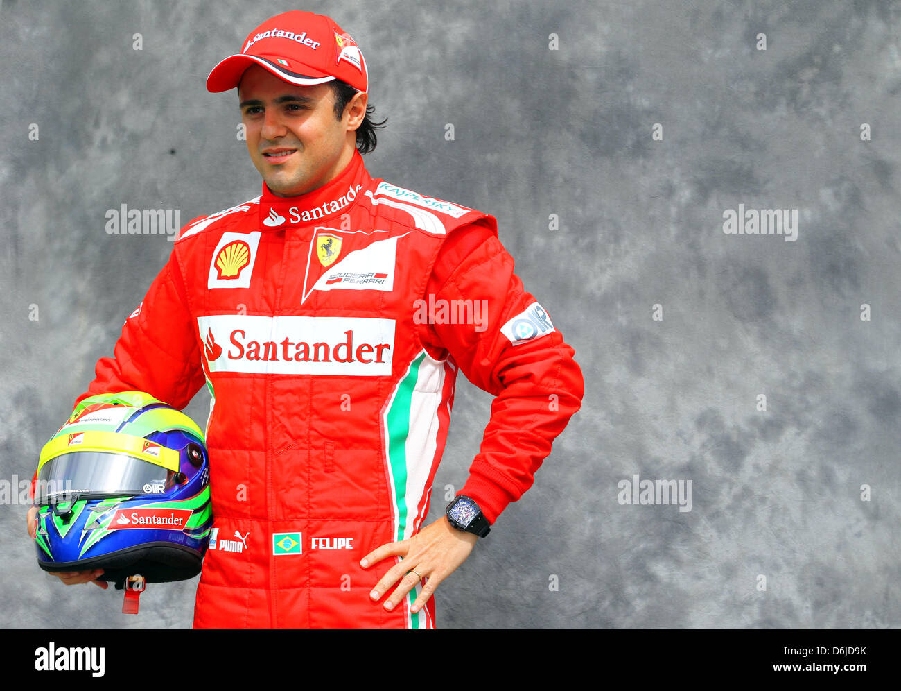 Brazilian Formula One driver Felipe Massa of Ferrari during the photo ...