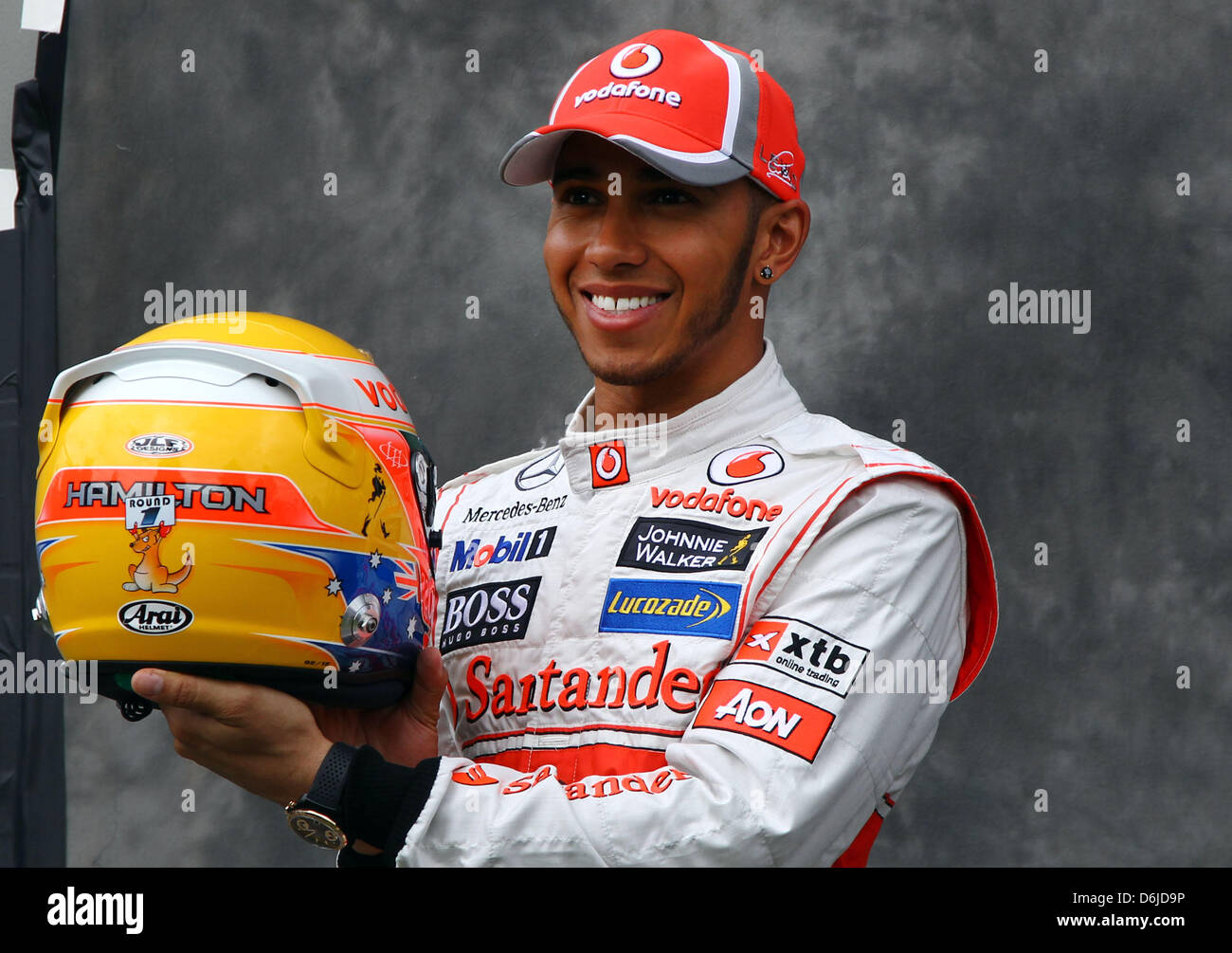 British Formula One driver Lewis Hamilton of McLaren Mercedes during ...