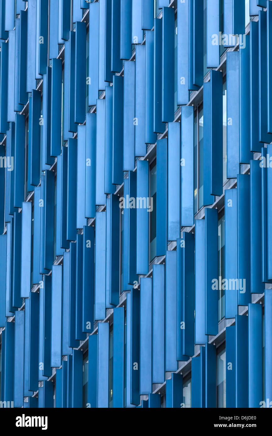 Facade of Blue Fin Building Stock Photo - Alamy