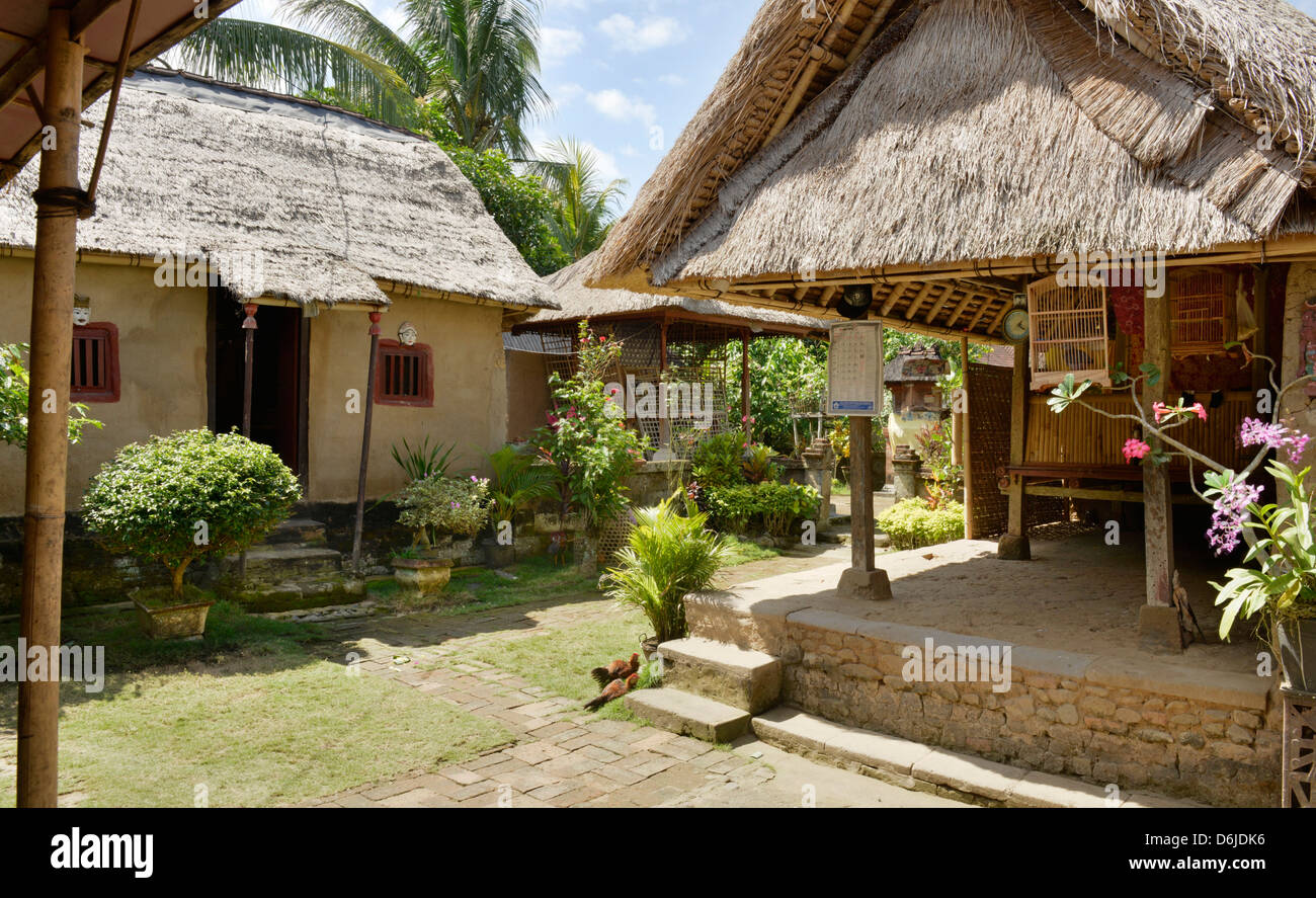 Simple farmer home in Bali, Indonesia, Southeast Asia, Asia Stock Photo ...