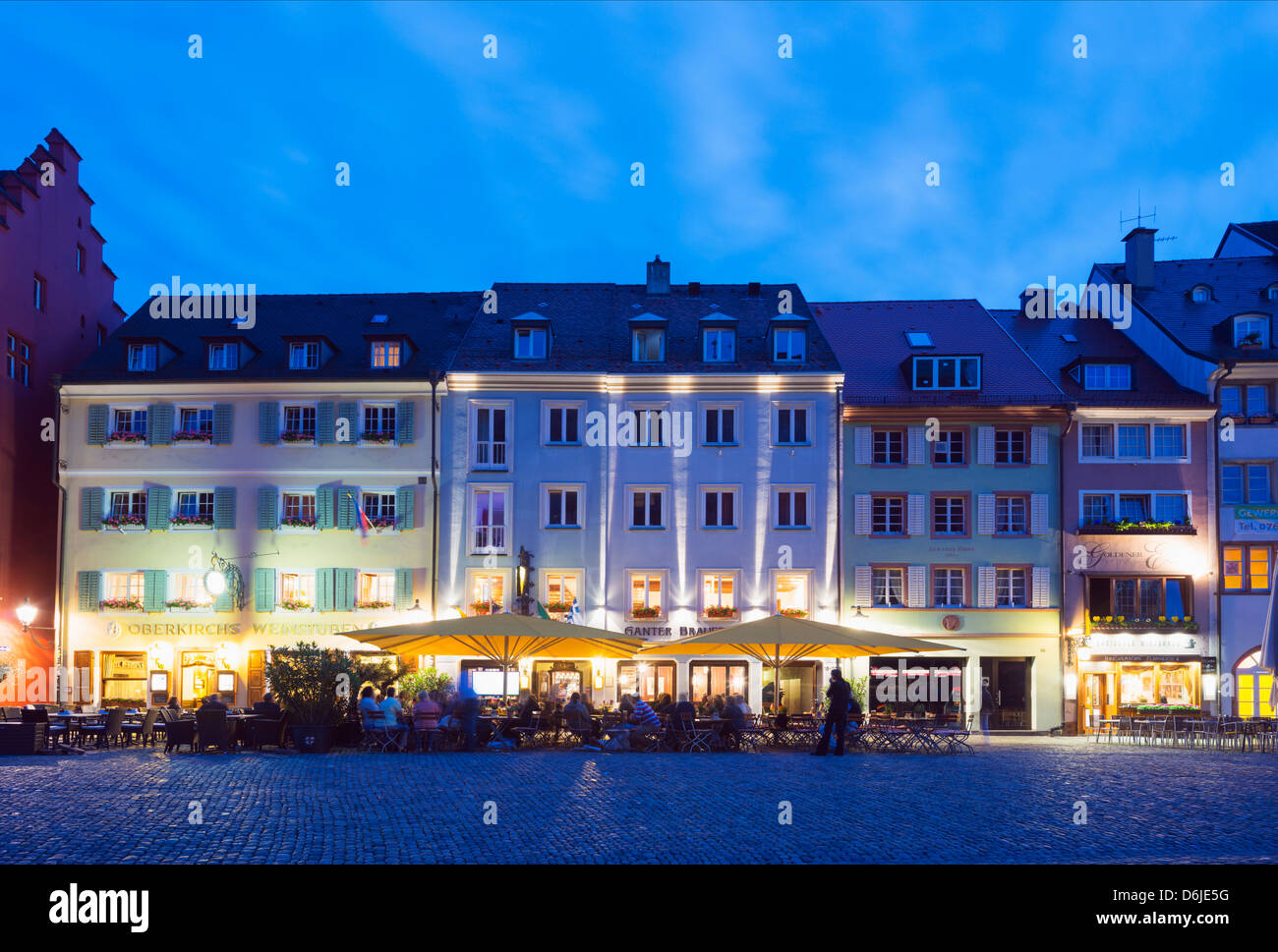 Restaurant in Freiburg, Baden-Wurttemberg, Germany, Europe Stock Photo ...