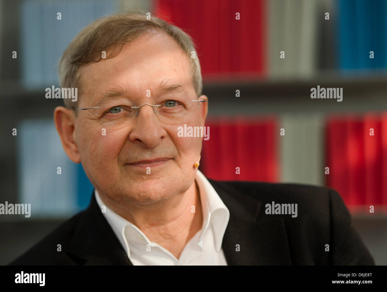 Hungarian writer Peter Nadas is pictured at the Leipzig Book Fair in ...