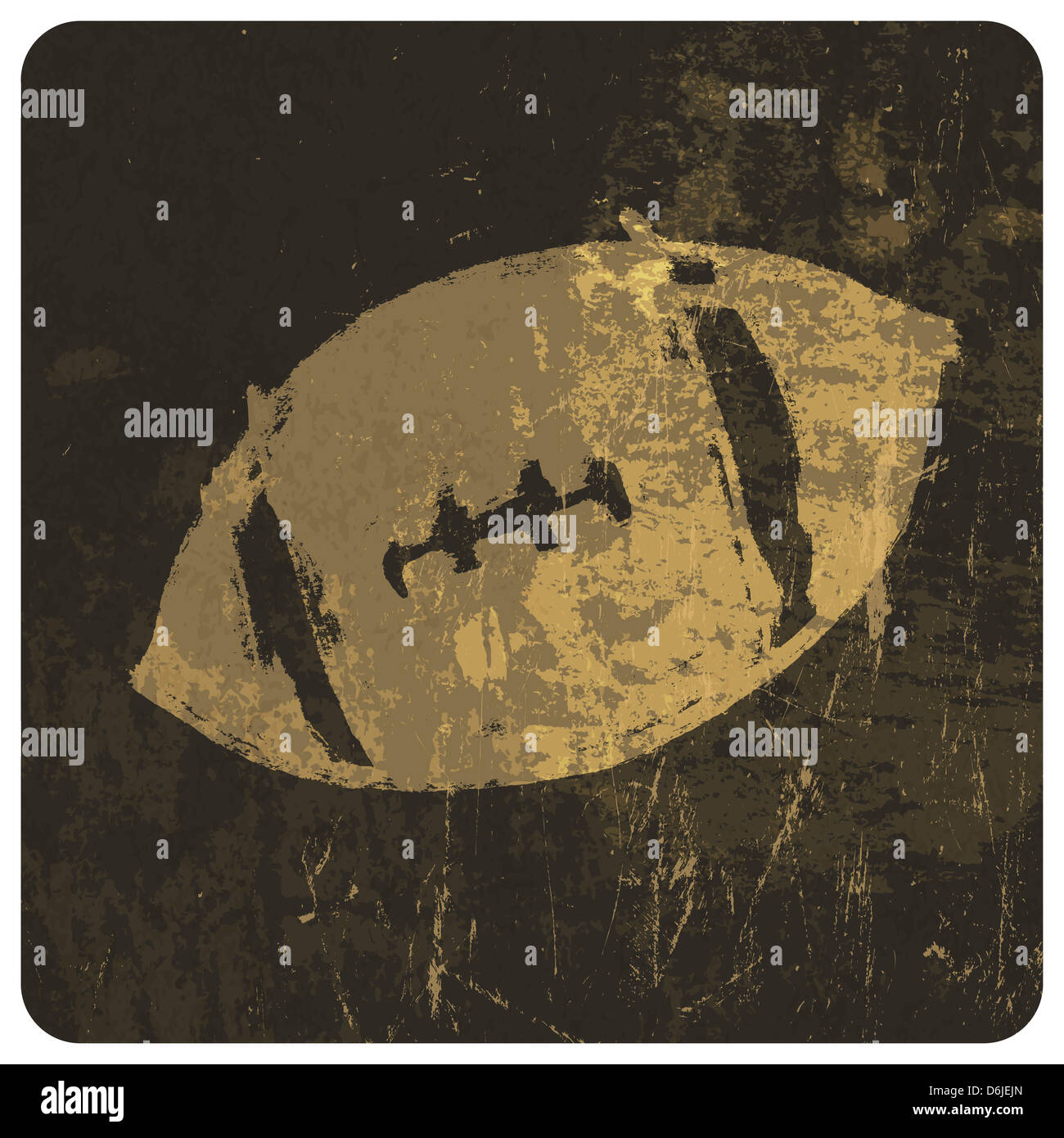 Retro football illustration hi-res stock photography and images - Alamy