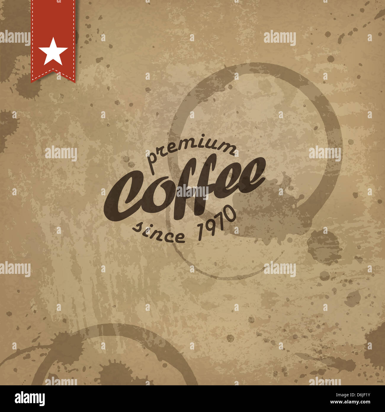 Coffee grunge retro background Stock Photo - Alamy