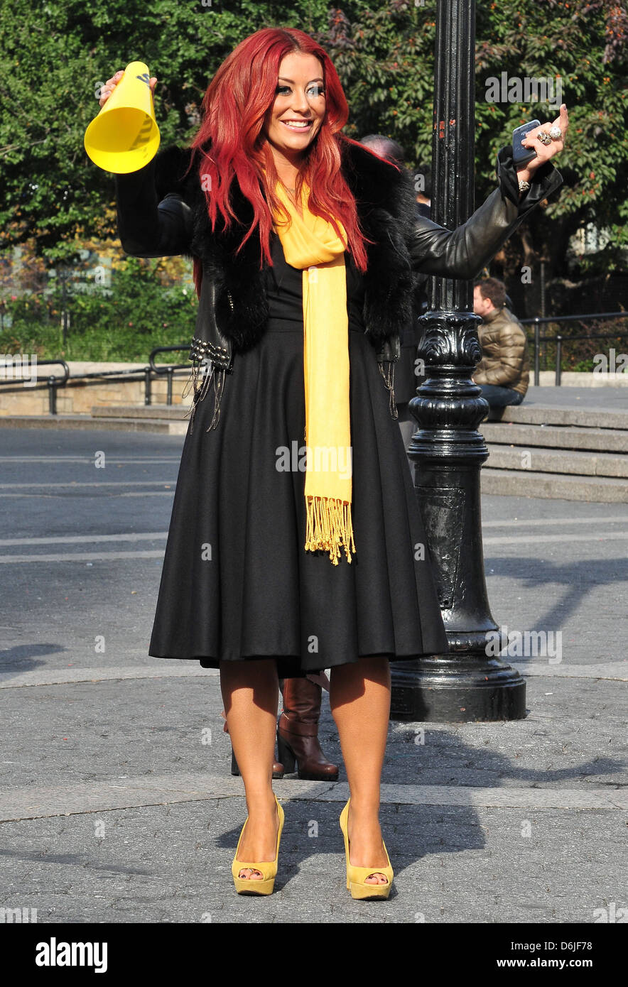 Aubrey O'Day Contestants on the set of 'Celebrity Apprentice' shooting ...